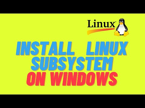 How to Install Linux Subsystem on Windows 10