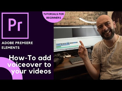 Adobe Premiere Elements ???? | How to narrate add a voiceover to your video | Tutorials for Beginners