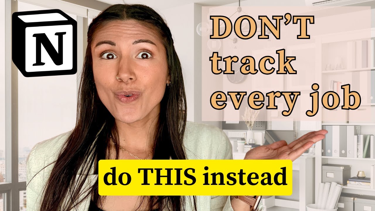 EASY Way to Track Your Job Applications WITHOUT Spreadsheets