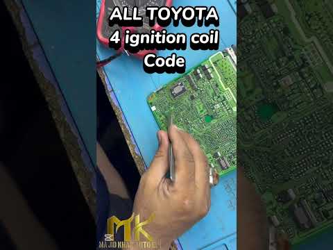 How to ALL Toyota ignition Coils P0351 P0352 P0353 P0354 Codes Solve ECM REPAIR VERY EASY