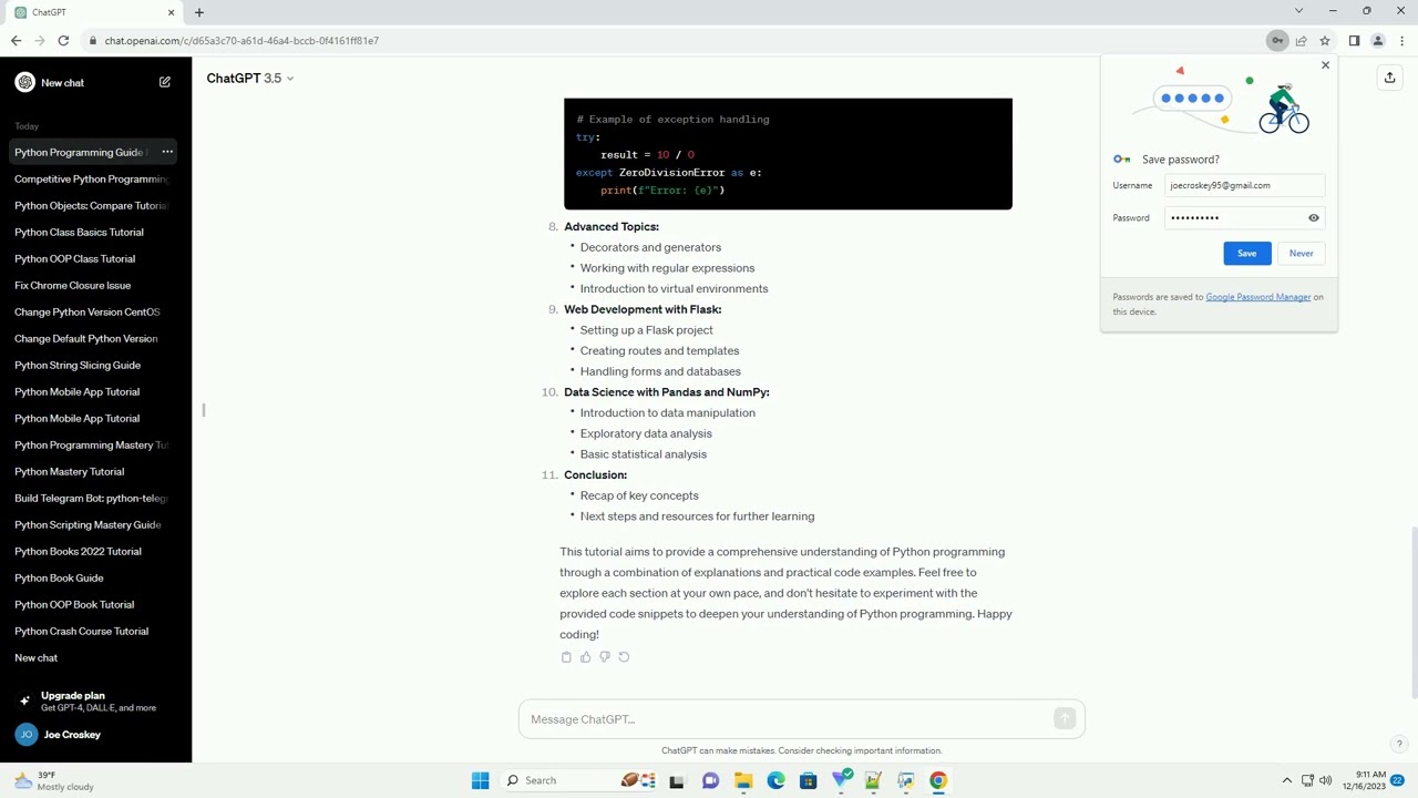 complete guide for python programming pdf