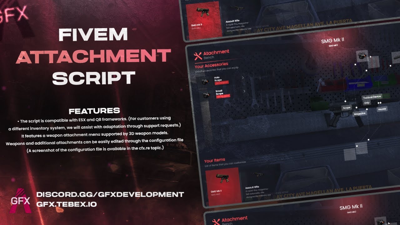 [PAID] GFX Attachment Script (3D Weapon) - FiveM Releases - Cfx.re Community