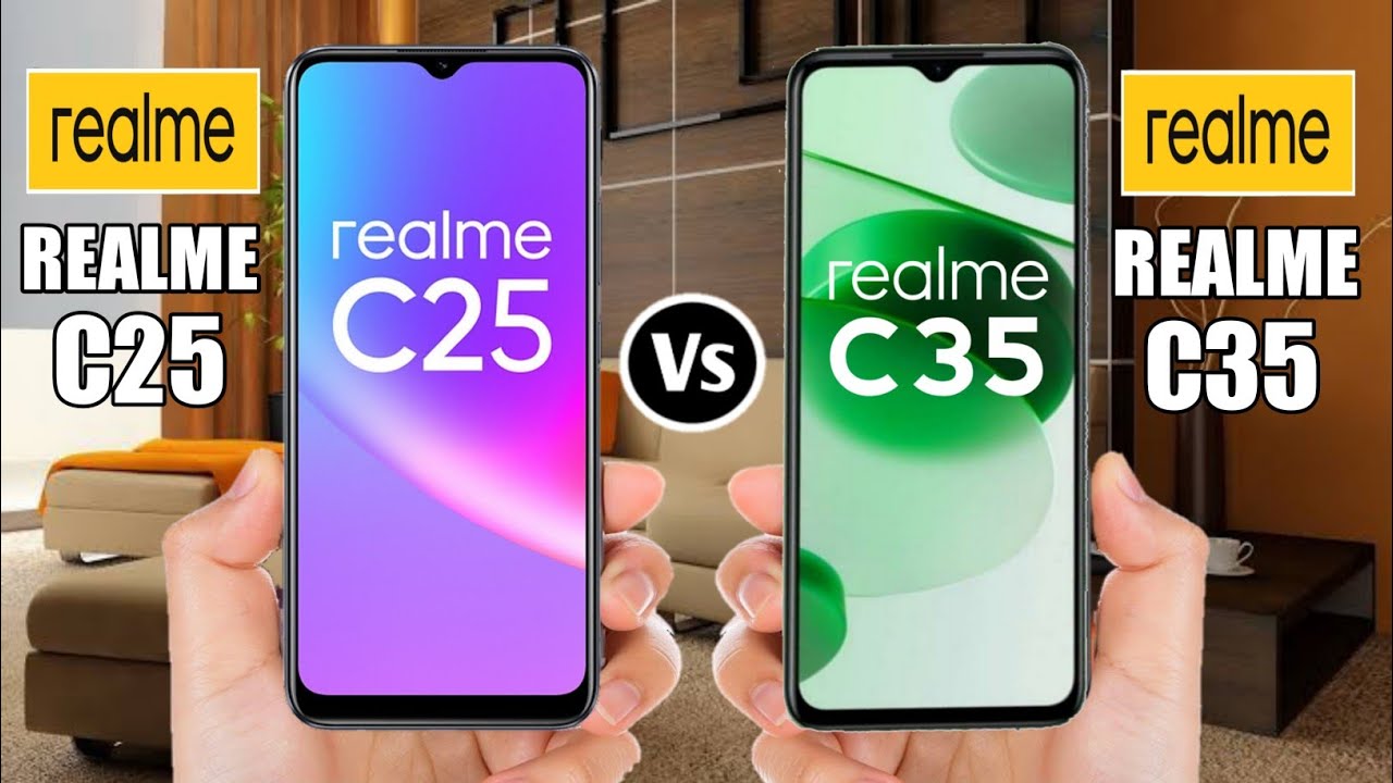 Realme C25 Vs Realme C35