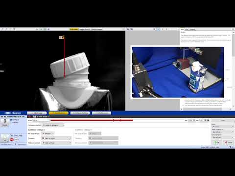 Baumer Verisens Smart camera application demo - Cap Inspection