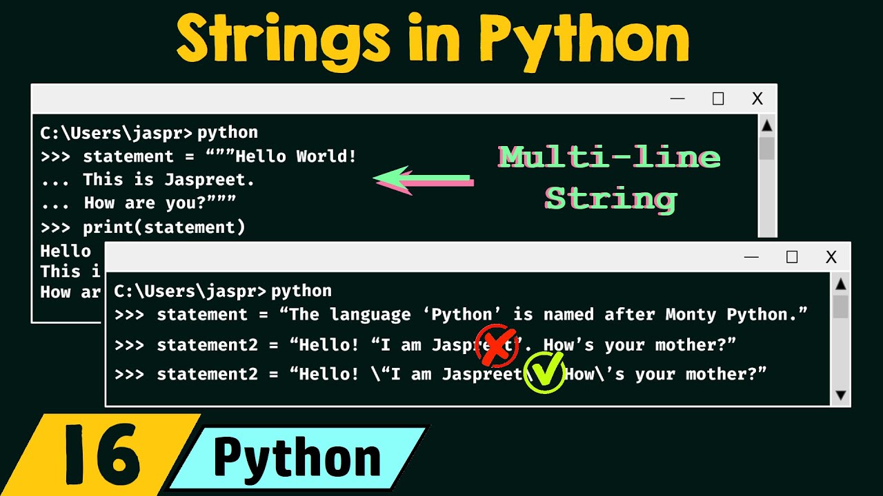 Strings in Python