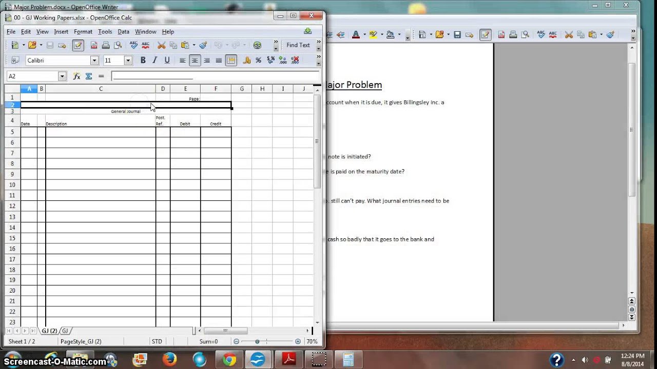 Notes Payable 2   Journalizing