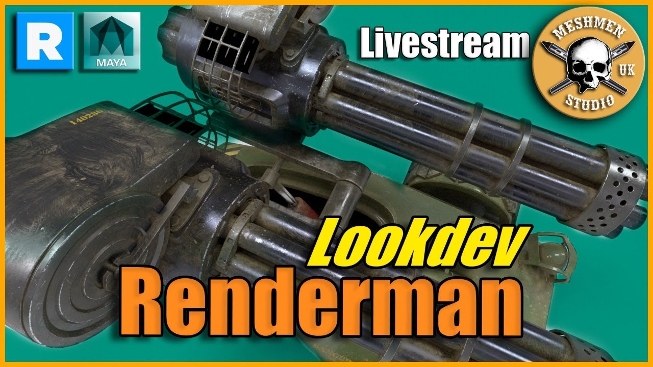 Renderman lookdev Acescg | Livestream