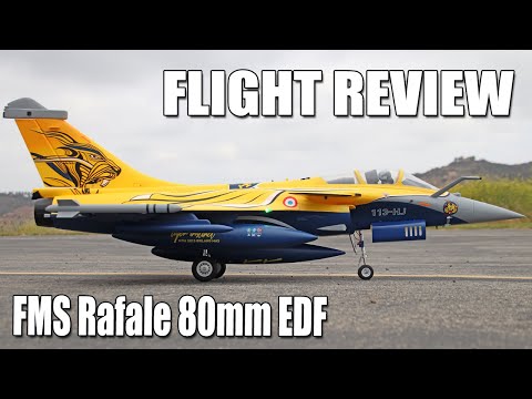 FMS Rafale 80mm EDF PNP Assembly & Flight Review | The RC Geek