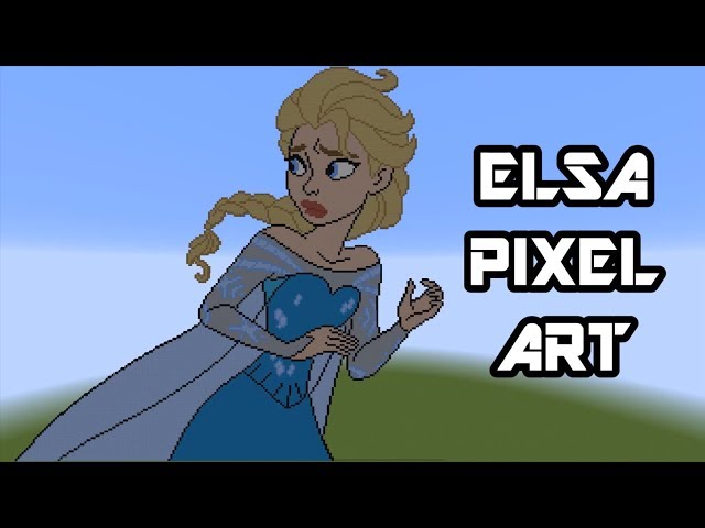 ELSA Pixel Art Minecraft Map
