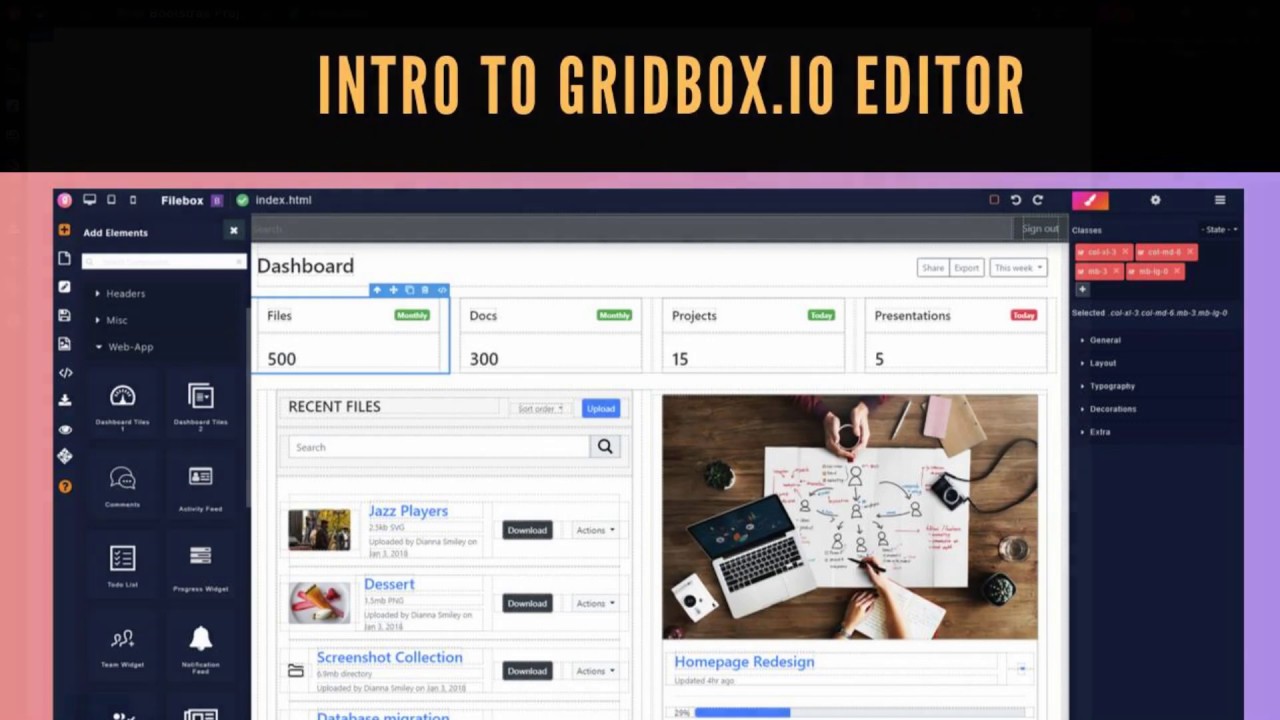 Intro to Gridbox Editor - Gridbox UI Tutorial