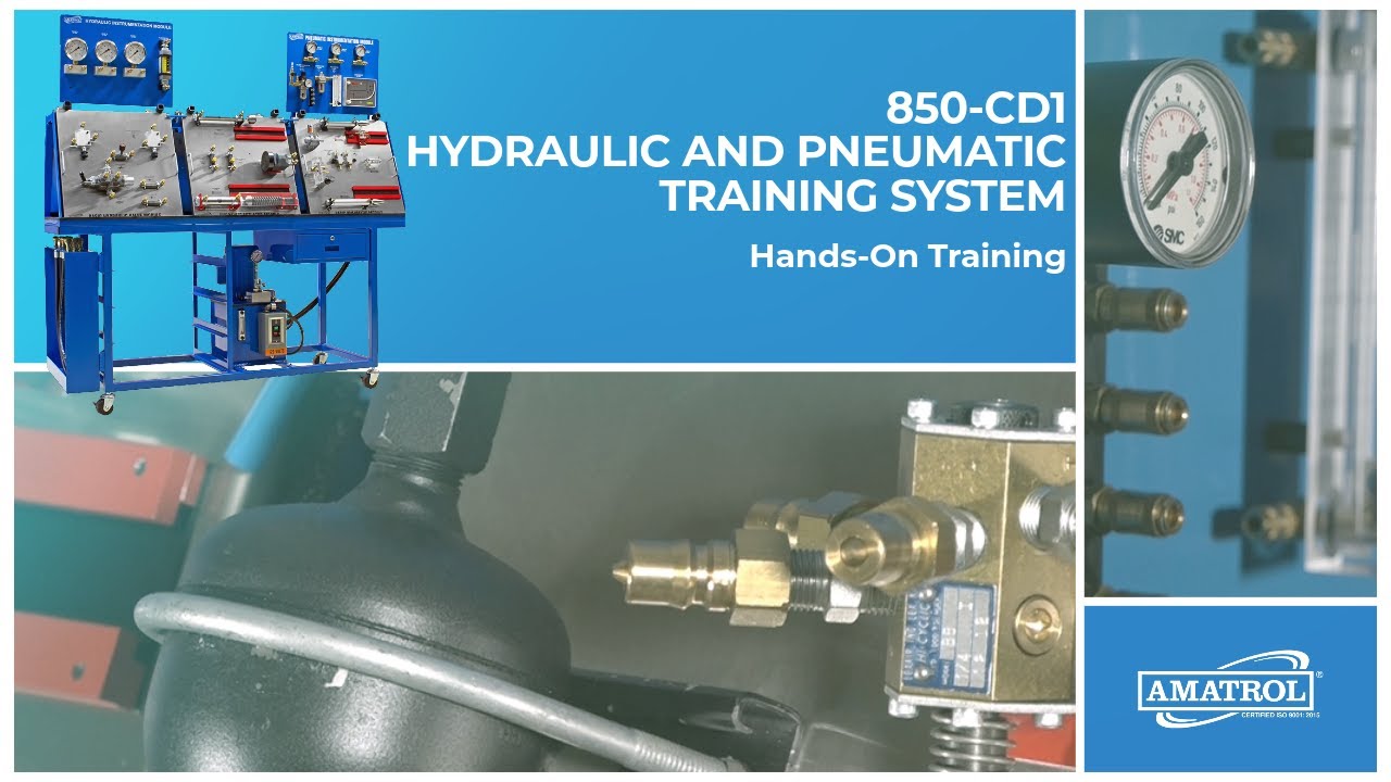 HYDRAULIC AND PNEUMATIC TRAINING - Amatrol's POWERFUL 850-CD1