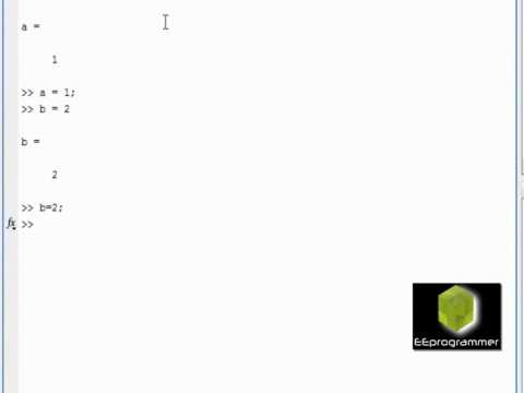 MATLAB basic tutorial: basic operations