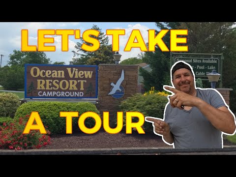 "Ocean View Resort Campground Review & Tour | Jersey Shore RV Resort with 1000+ Sites!"