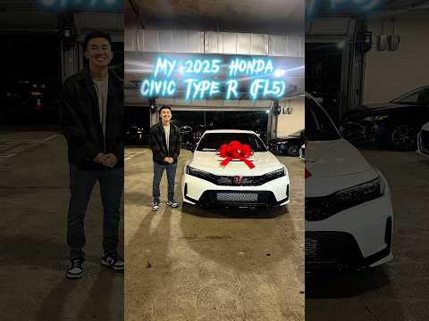 My brand new 2025 Honda Civic Type R (FL5)#honda #civic #typer #civictyper #fl5 #k20 #newcar #shorts