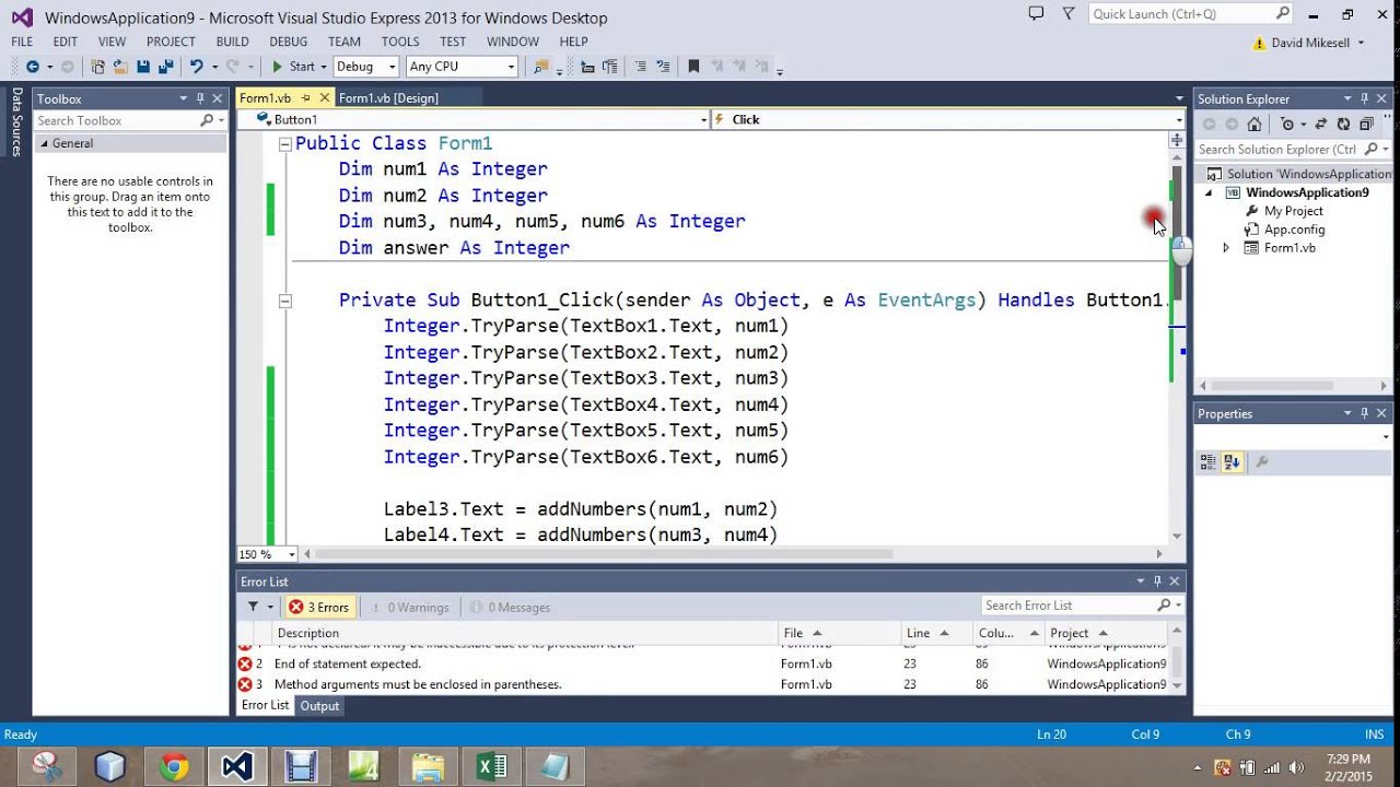 VB Functions  Calling to them multiple times
