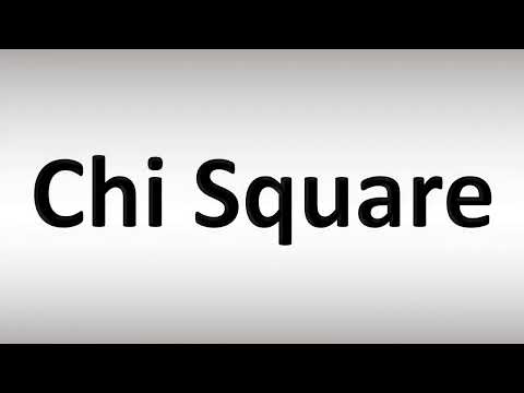 How to Pronounce 'Chi Square'