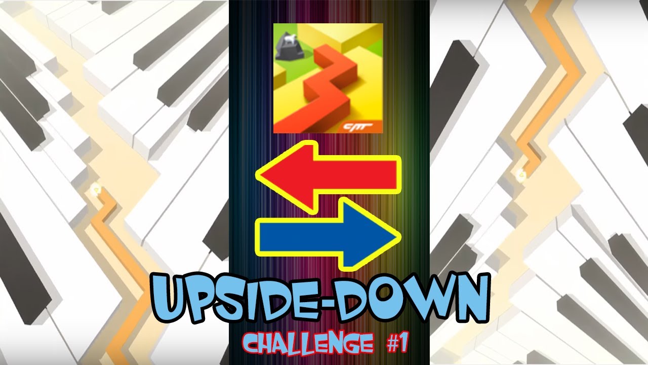 Dancing Line Challenge #1 | Upside-Down