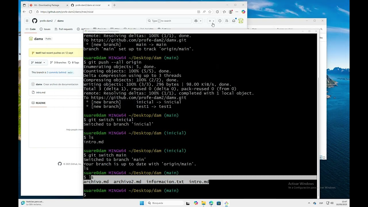 7. Tutorial Git - Sincronizar con GitHub