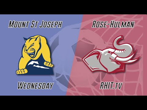 Mount St Joseph vs Rose-Hulman HCAC DIII Mens Soccer