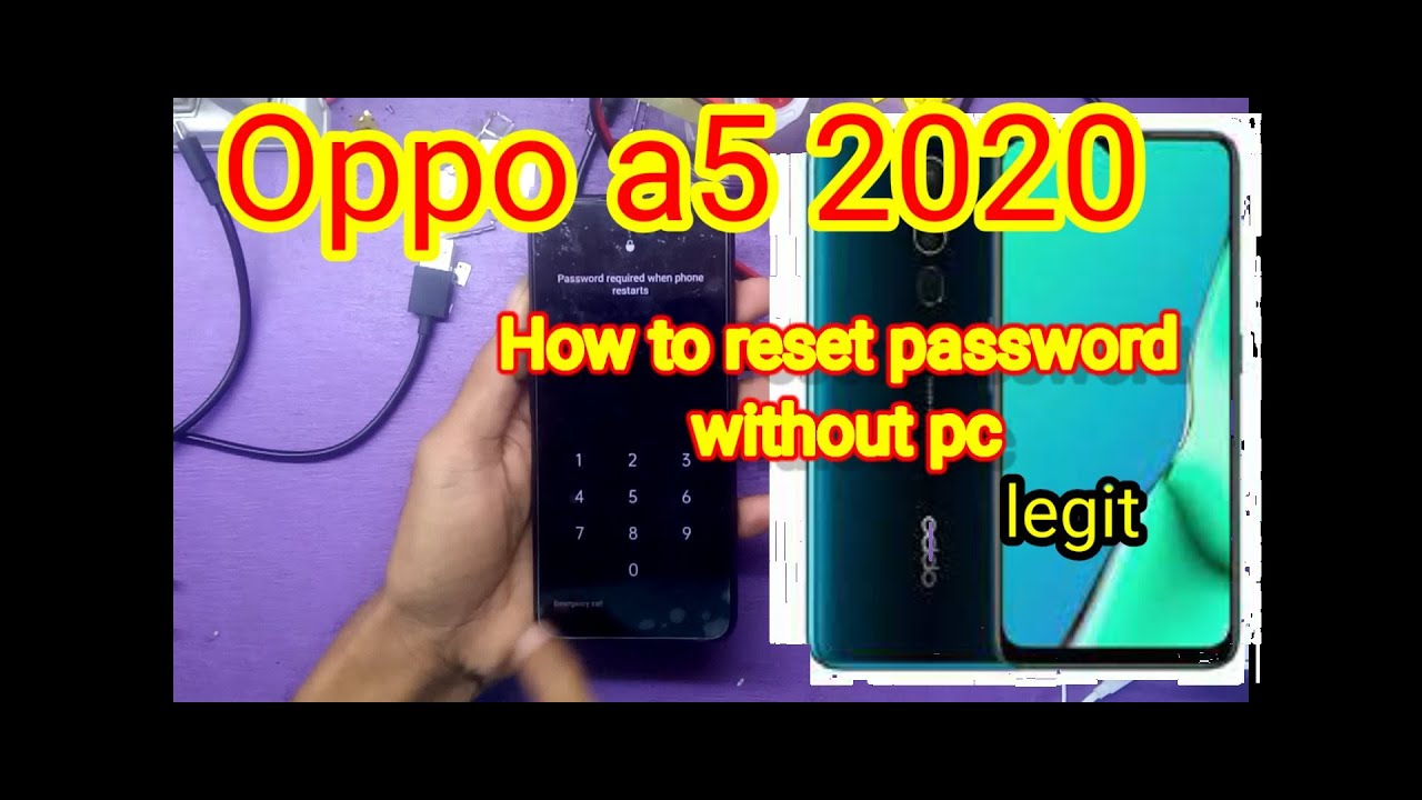oppo a5 2020 password unlock