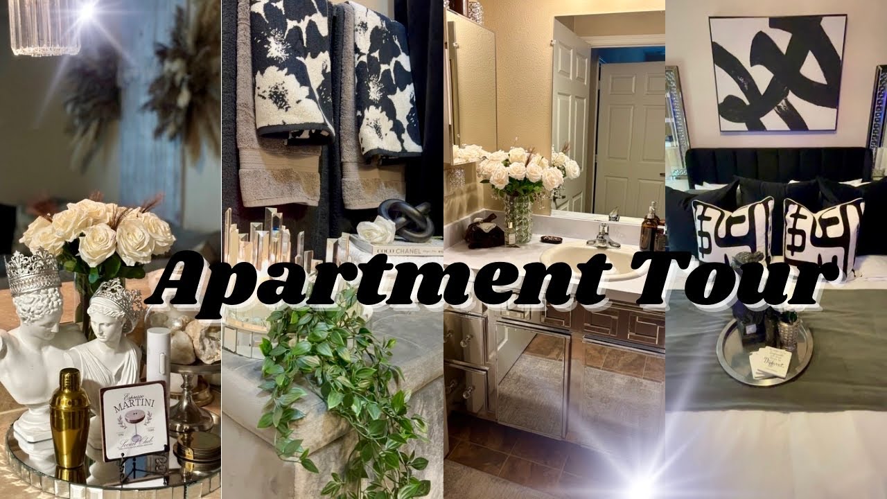 2025 Fully Furnished Tour • Modern Glam Home • Apartment Living