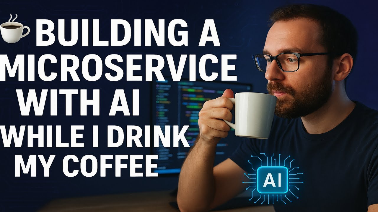 ☕️ Building a Microservice with AI While I Drink My Coffee