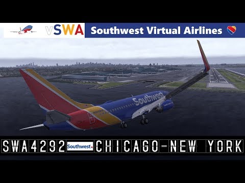 XP 11.40 | KMDW (Chicago) - KLGA (New York) | B737-700 U | VATSIM |