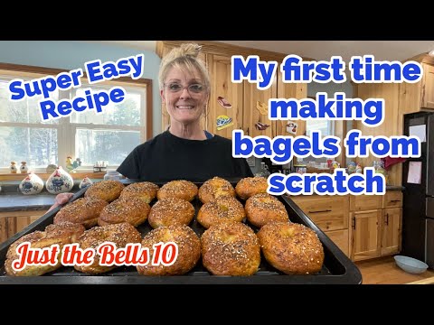 MAKiNG HOMEMADE BAGELS FOR THE VERY FiRST TIME