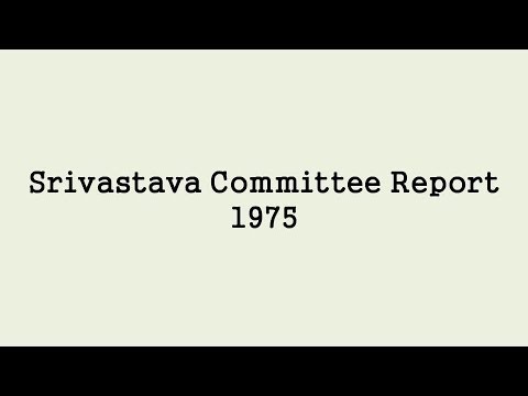 Srivastava Committee Video Lecture - MBBS