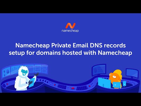 Namecheap Private Email DNS records for domains hosted with Namecheap