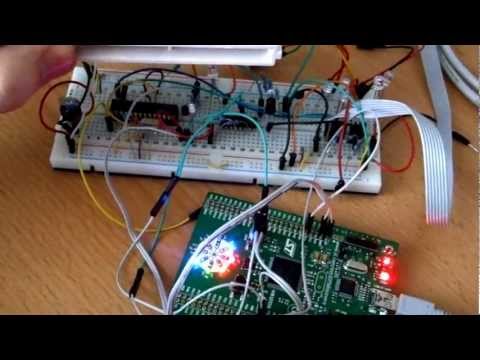 obstacle sensor with STM32F3 DISCOVERY