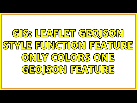 GIS: Leaflet GeoJSON style function feature only colors one GeoJSON feature