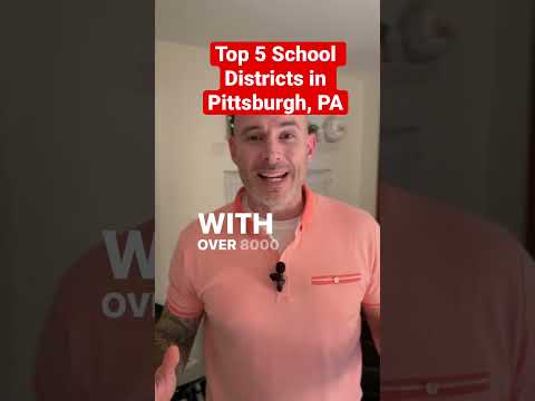 Here are the Top 5 School Districts in the Pittsburgh, Pa area according to Niche.com