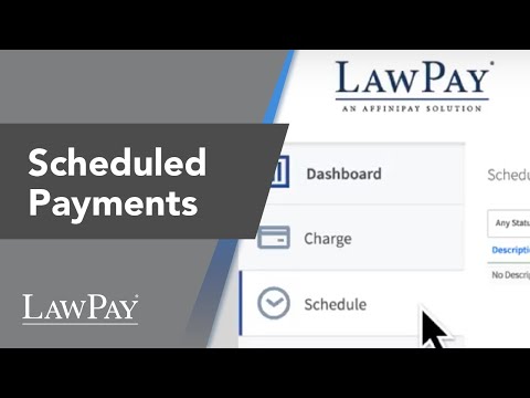 Setting Up a Scheduled Payment