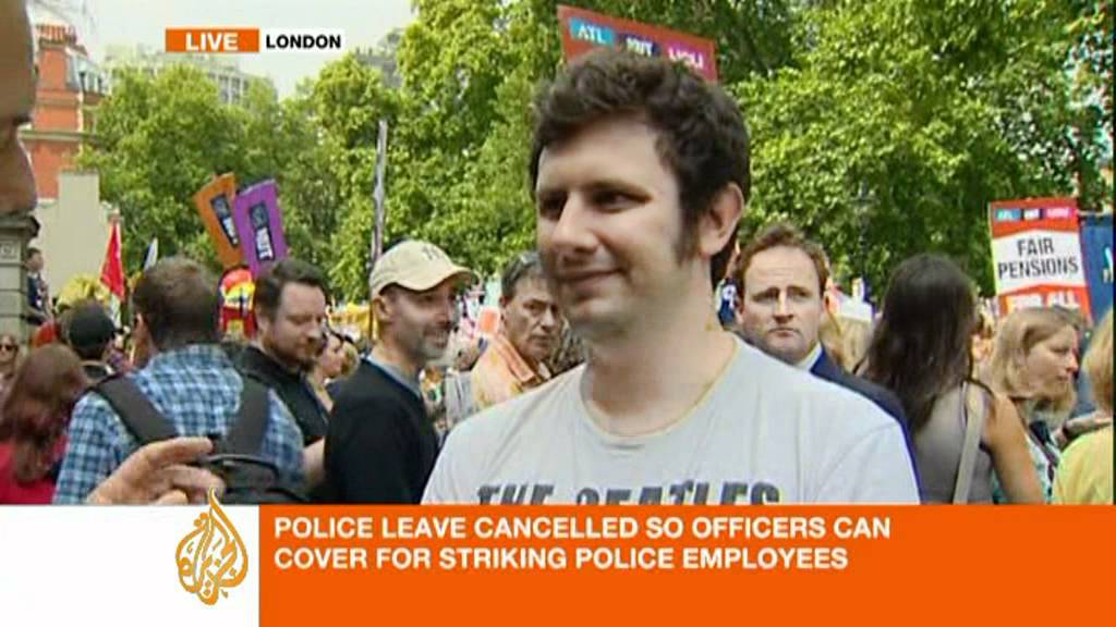 Massive anti-austerity protests in UK