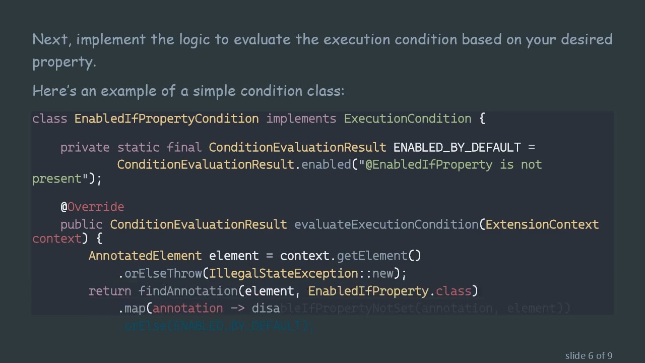 How to Efficiently Control Test Execution in JUnit Based on Global Boolean Values