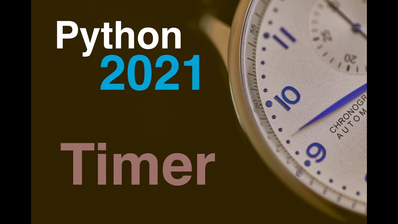 How to code a Timer in Python