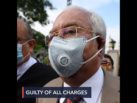 Malaysian ex-PM Najib guilty of all charges in first 1MDB trial