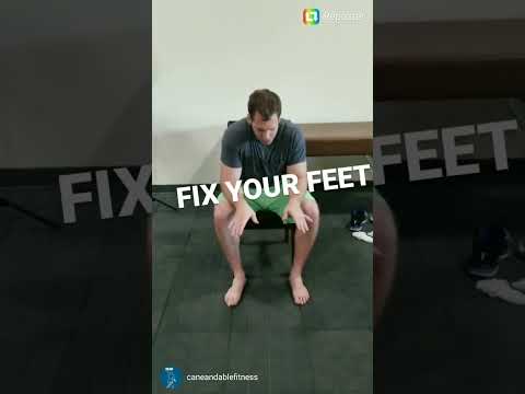 Tactile Tuesday #blind fitness tips, fixing the feet