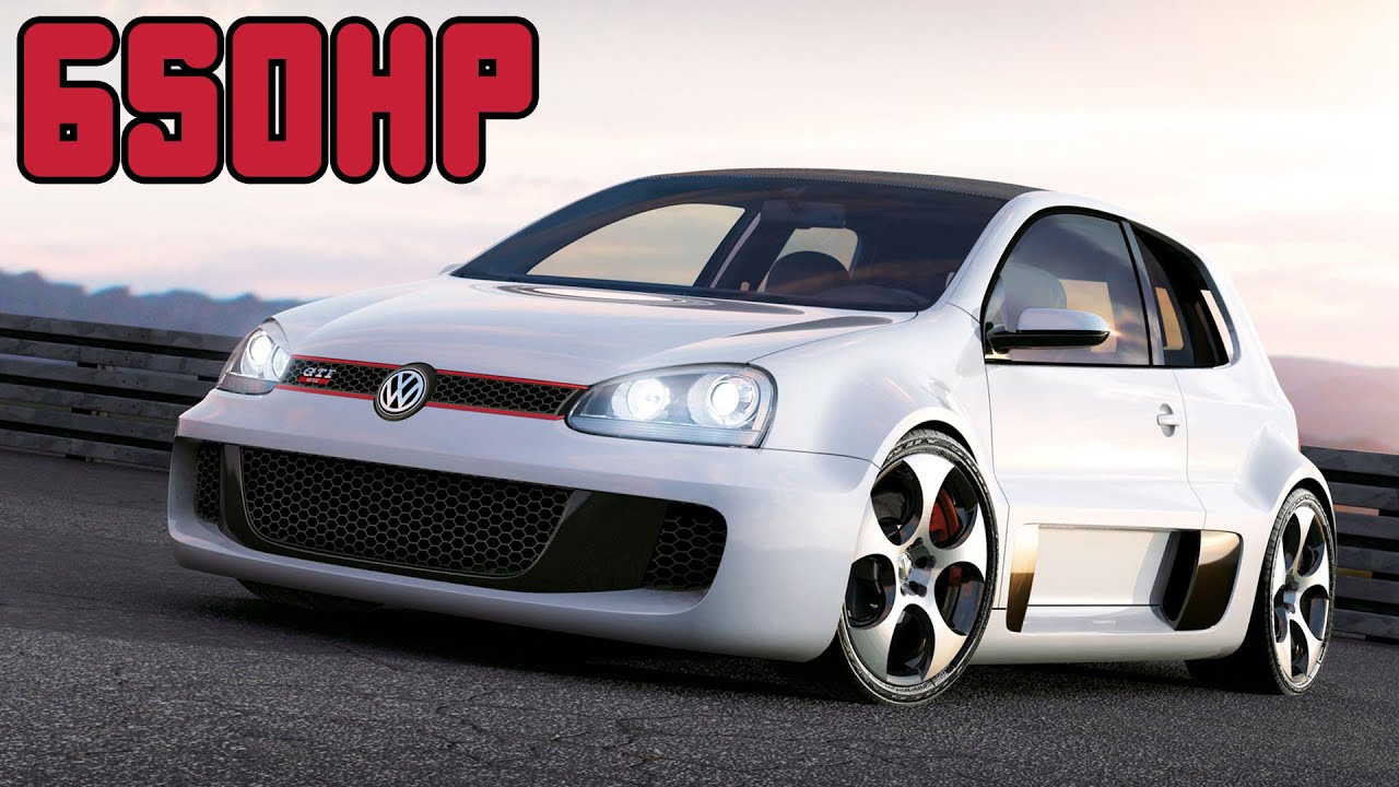 This Crazy Volkswagen Golf GTI Had a 650 HP W12 Engine - autoevolution