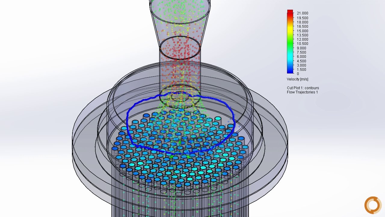 Computational Fluid Dynamics study in a Tubular Heat Exchanger