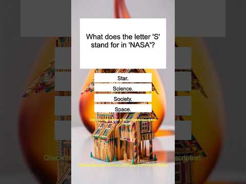 What Does the Letter 'S' Stand for in 'NASA' | Quiz Lander