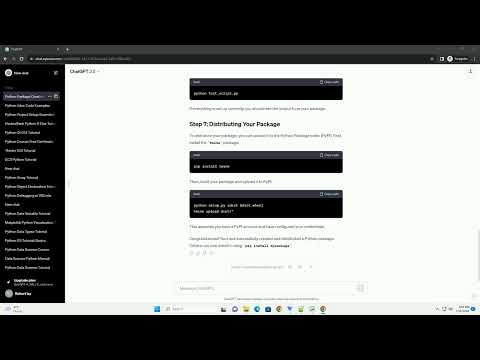 how create a python package
