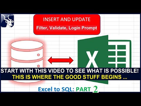 Update SQL Table from Excel - Learn How to Create a User-Friendly Excel SQL Tool