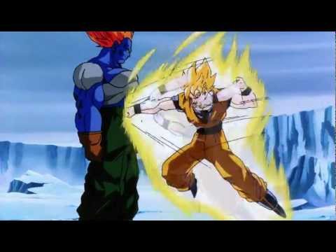 Dragon Ball Z Goku Gets Punched In The Balls [Remasterd HD]