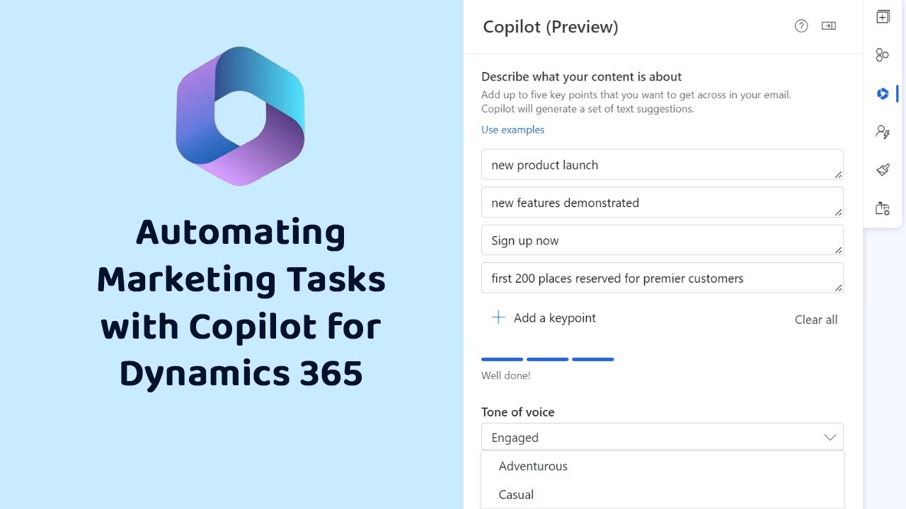 Automate Marketing Tasks with Copilot for Dynamics 365