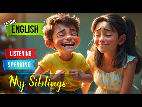 My Siblings | English Listening Skills - Speaking Skills | Siblings Story