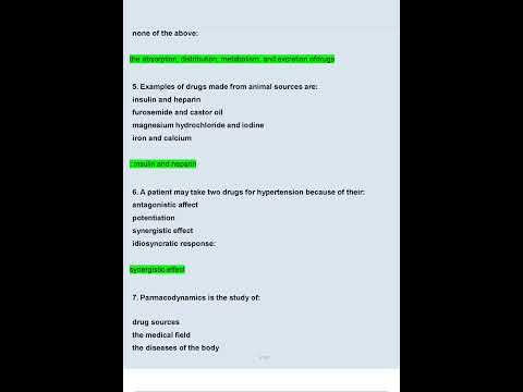 Medication Aide State Test Questions and Answers 2025Verified Answers