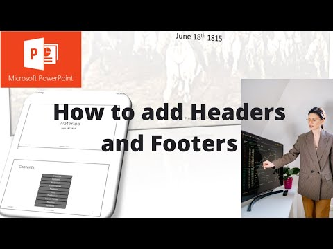 How to add headers and footers to Microsoft PowerPoint