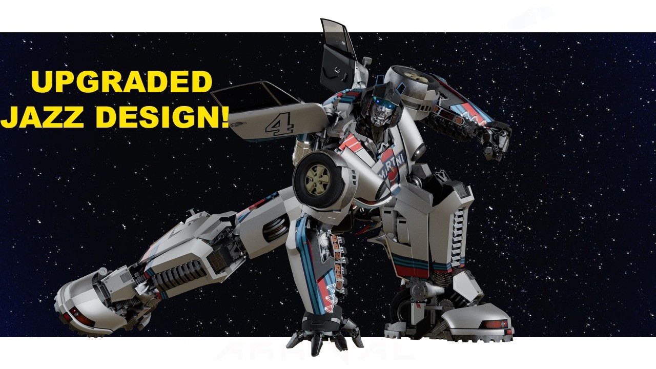 Transformers Arrival - Episode #4 UPGRADED JAZZ 3D MODEL DESIGN!